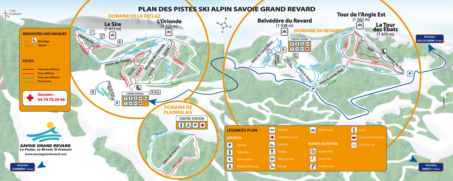 La Féclaz Le Revard, ski, informations et enneigement